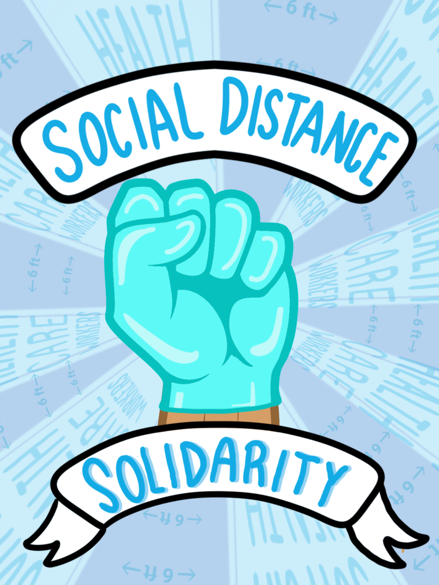 Social Distance Solidarity Support Health Care Workers Amplifier Social Distance Solidarity Support Health Care Workers Amplifier