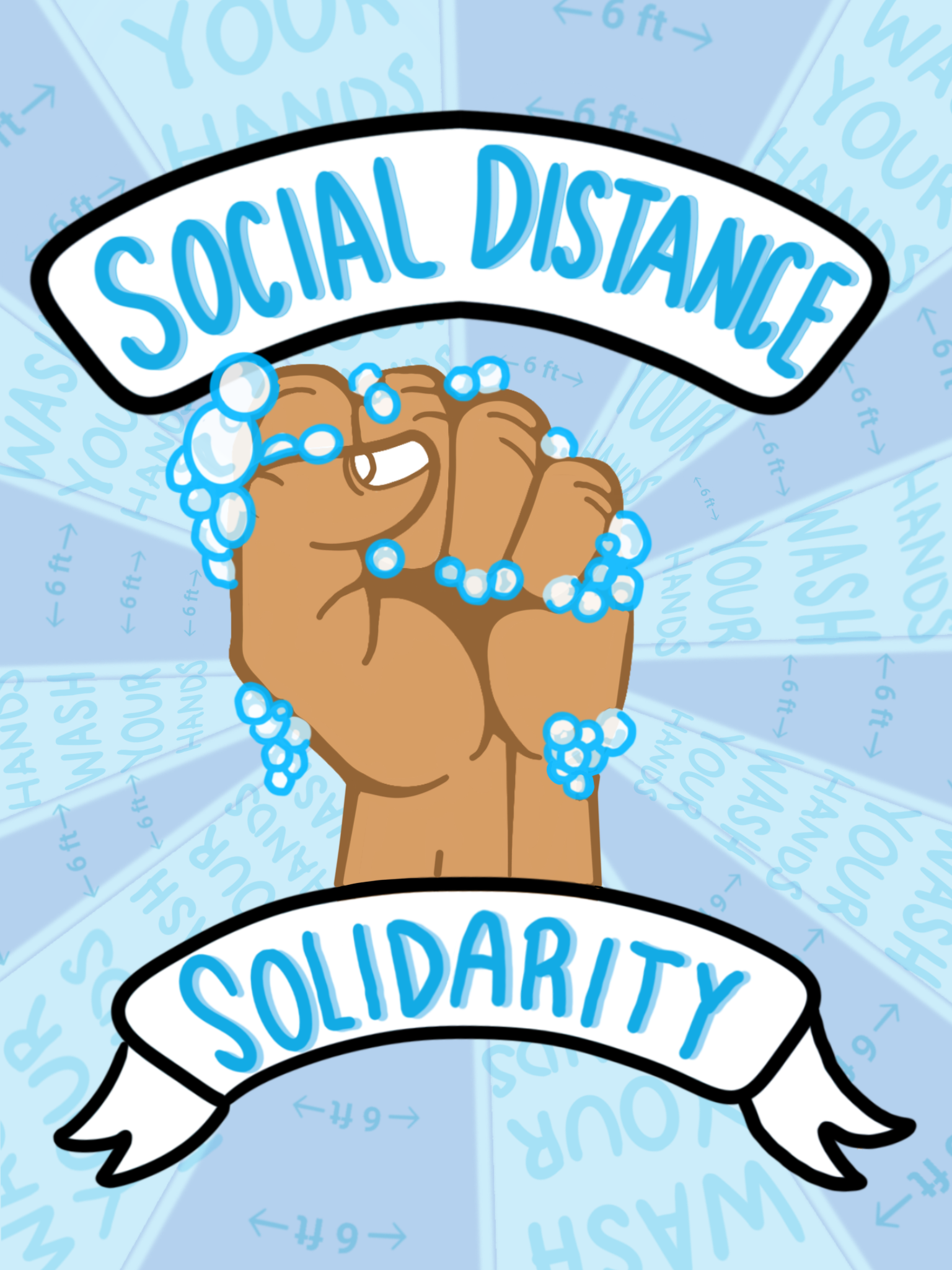Social Distance Solidarity- Wash your hands - Amplifier Community Social Distance Solidarity- Wash your hands - Amplifier Community